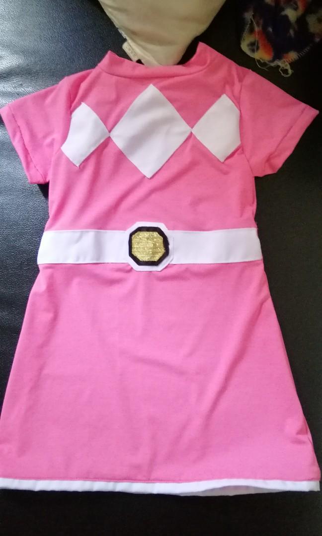 New Baby Power Rangers Costume Pink Dress, Babies & Kids, Babies & Kids ...