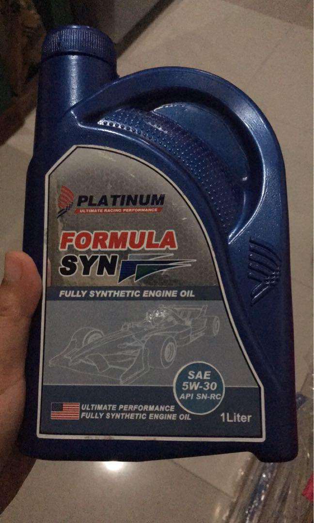 Platinum Formula Syn 5W-30 Fully Synthetic Oil, Car Parts & Accessories ...