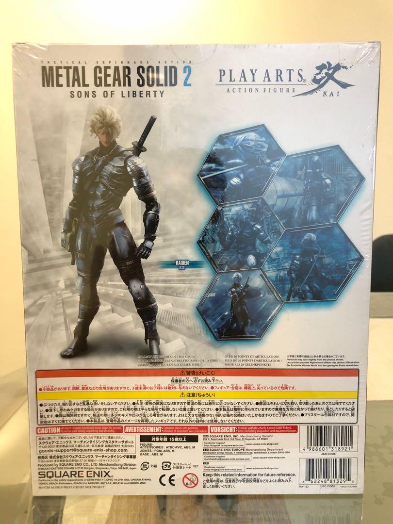 Play Arts Kai Metal Gear Solid 2 Raiden, Hobbies & Toys, Toys & Games ...