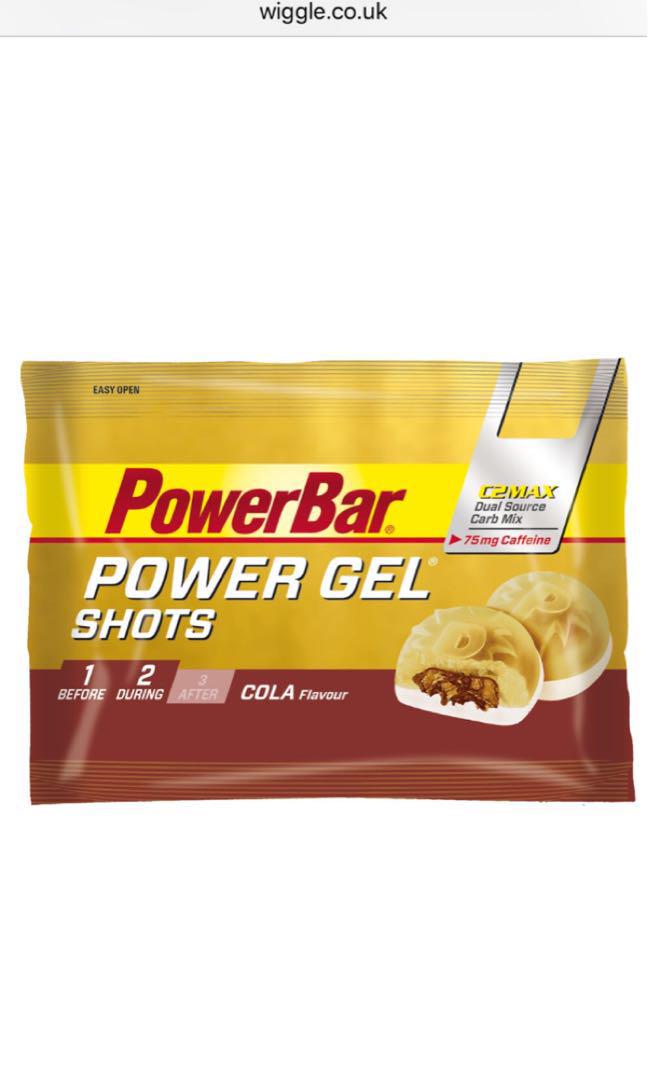 PowerBar PowerGel Shots - Cola with Caffeine, Sports Equipment, Sports ...