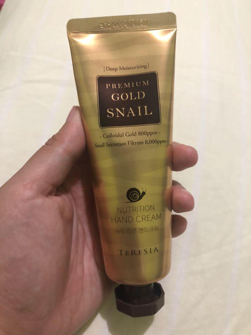 Premium Gold Snail Hand Cream (80ml), Beauty & Personal Care, Face ...