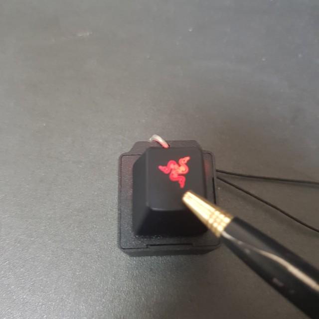 Razer chroma keycap swag keychain, Computers & Tech, Parts ...