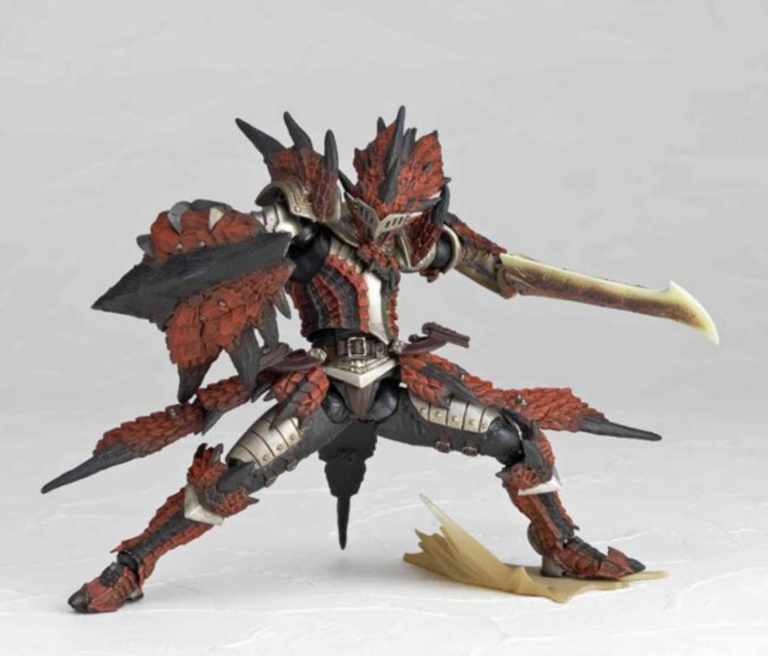 Revoltech Yamaguchi No.123EX Hunter Swordsman Azure Rathalos Series ...