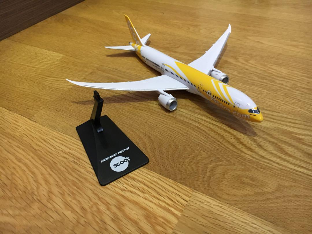Scoot Boeing 787-9 Dreamliner 1/200 scale (airplane model/model plane ...
