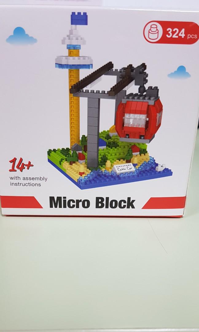 Singapore cable car nanoblocks, Hobbies & Toys, Toys & Games on Carousell