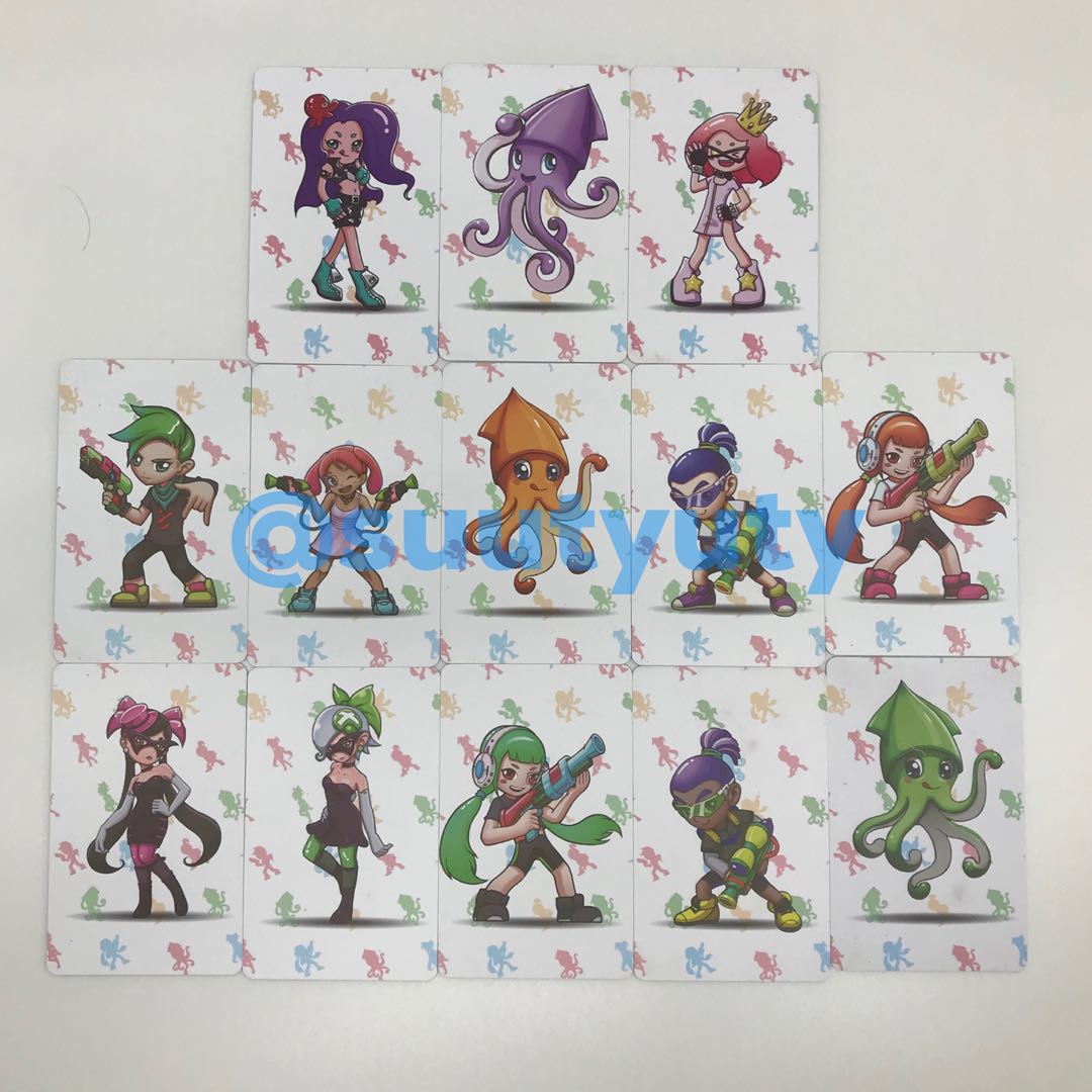 Splatoon Amiibo Cards, Video Gaming, Video Game Consoles, Nintendo on ...