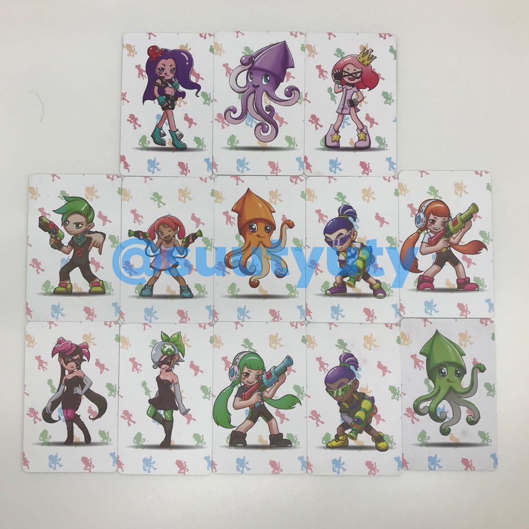 Splatoon Amiibo Cards, Video Gaming, Video Game Consoles, Nintendo on ...