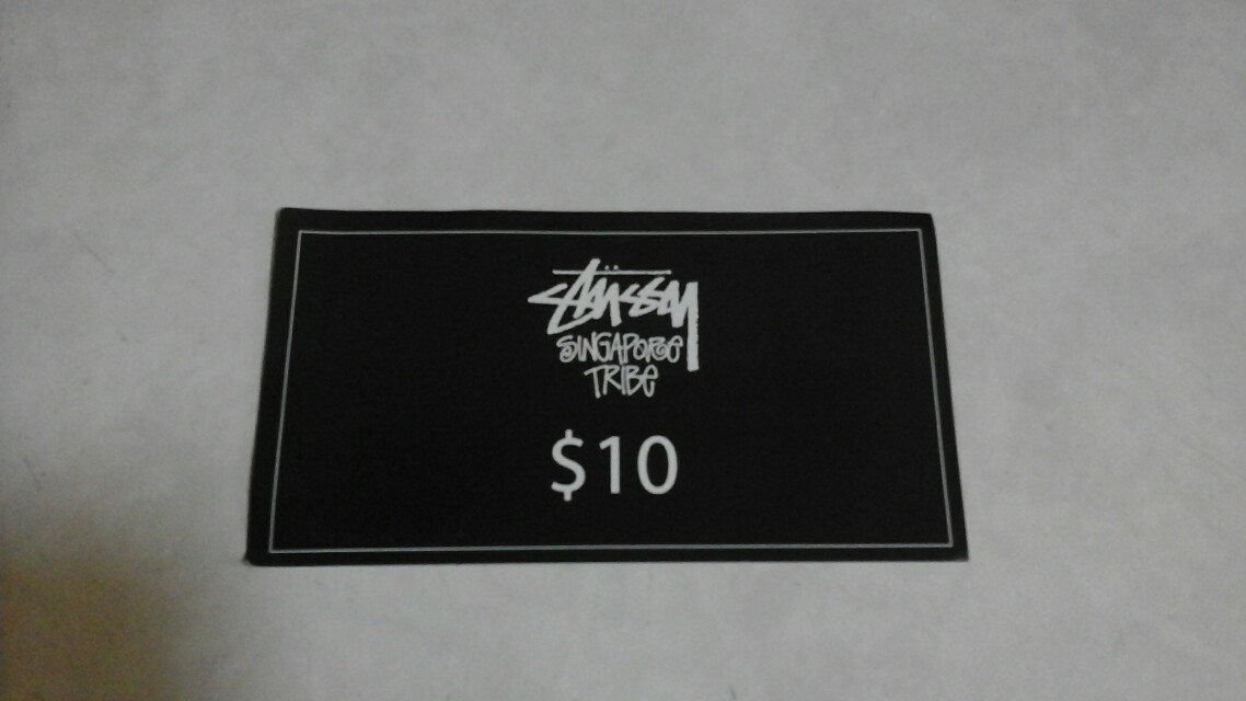 Stussy $10 Gift Voucher, Tickets & Vouchers, Vouchers on Carousell