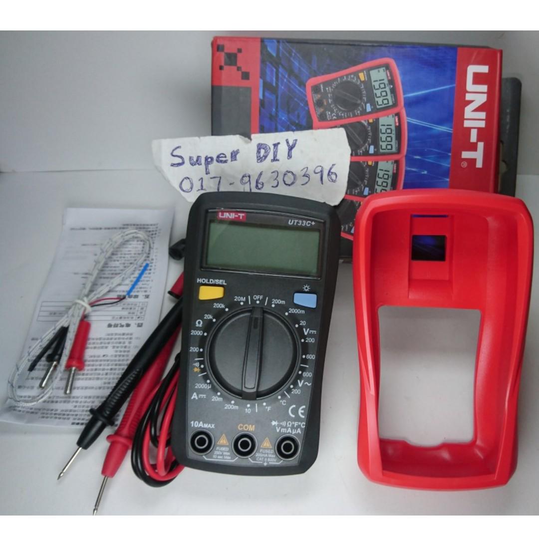 UNI-T UT-33C+ Palm Size Digital Clamp Multimeter tester, Health ...
