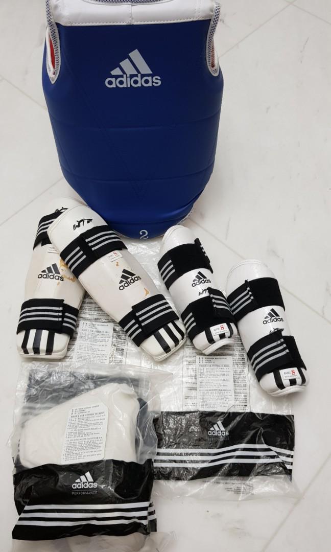 Adidas WTF Approved Chest, Arm, Shin & Groin Guards., Sports Equipment ...