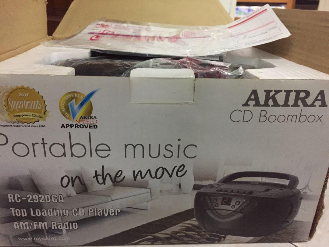 Akira CD Boombox, Audio, Portable Music Players on Carousell