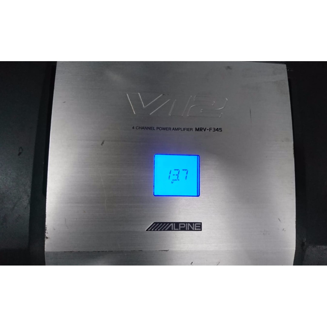 Alpine MRV-F345 Power Amplifier (RS771), Car Accessories, Accessories on Carousell