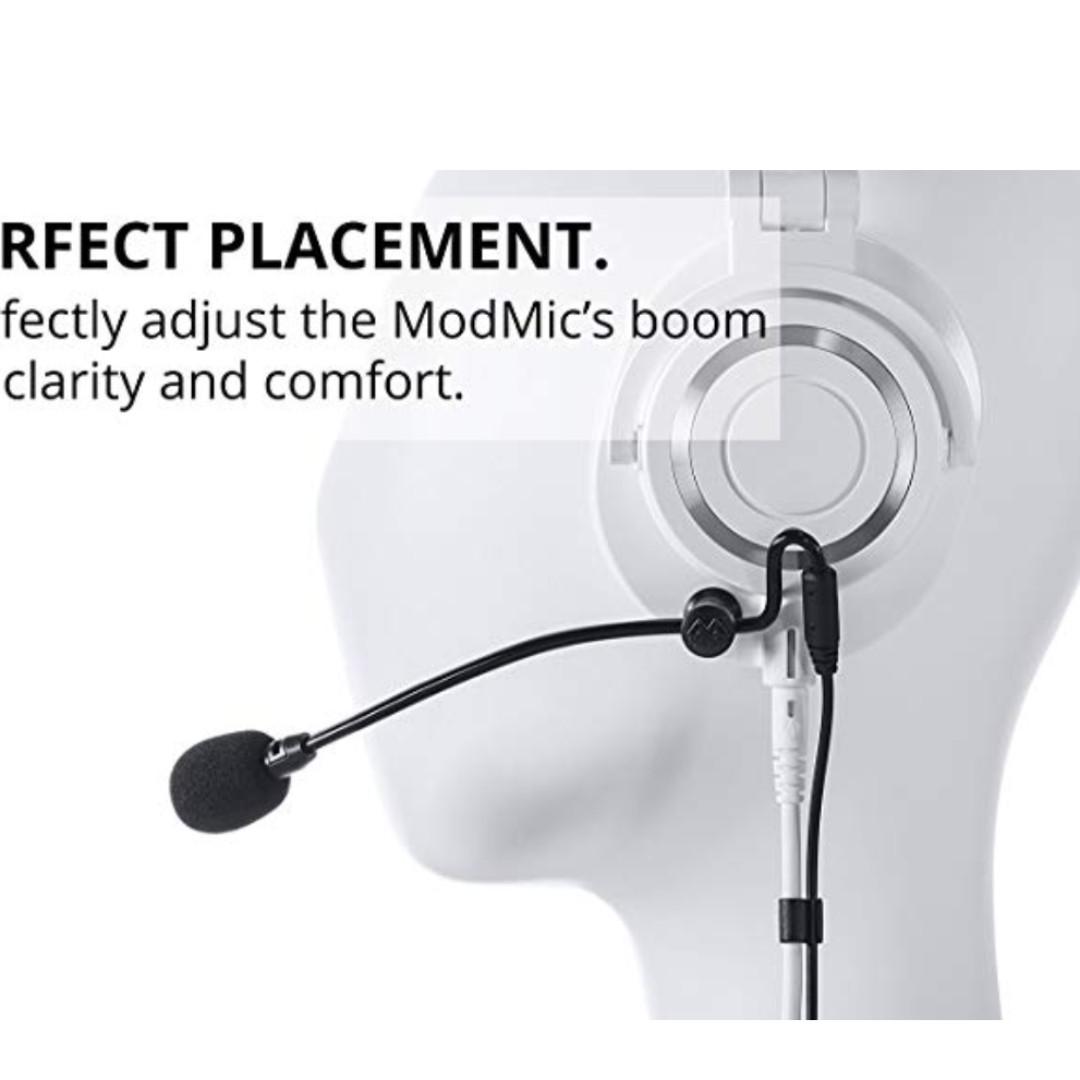 Antlion Audio ModMic 5 Modular Attachable Boom Microphone, Audio, Other ...