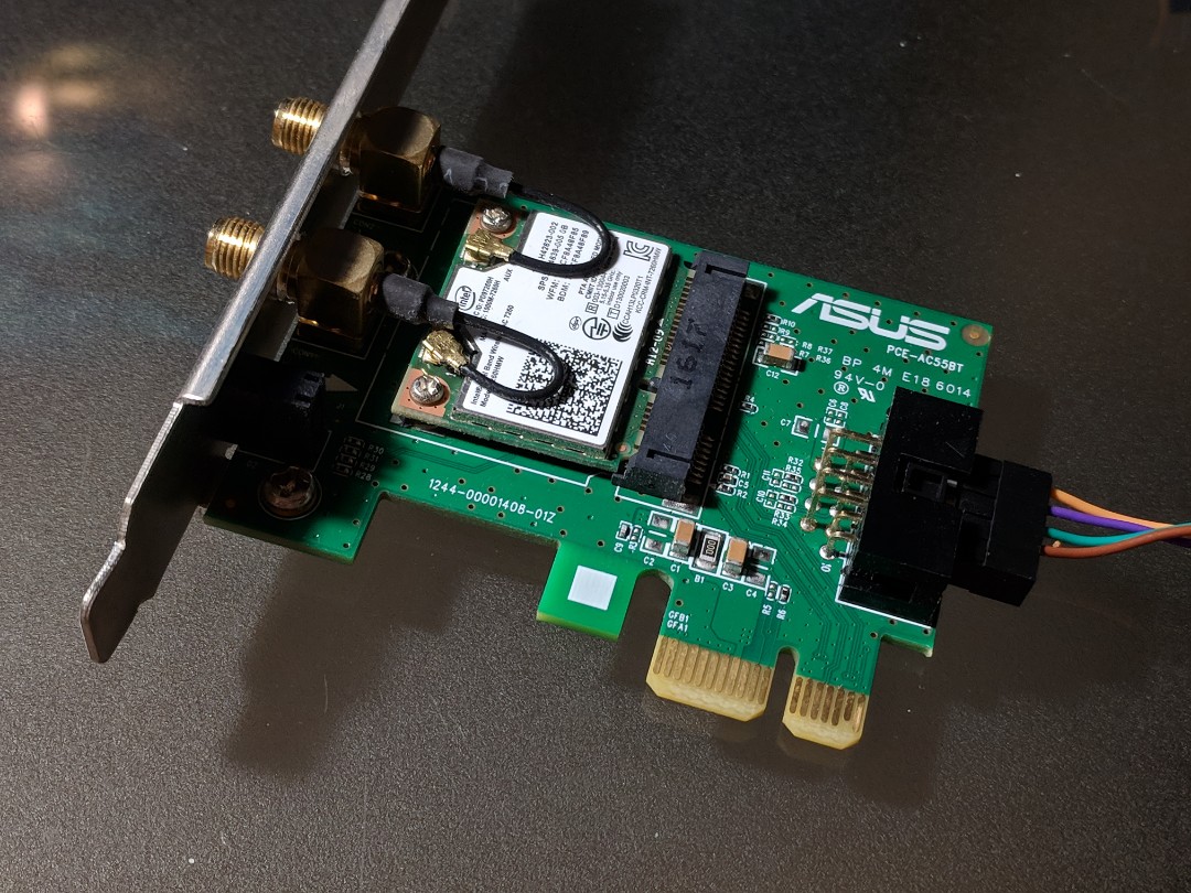 ASUS PCE-AC55BT Bluetooth BT 4.0 AC Wi-Fi wifi PCI Express adapter PCIE ...