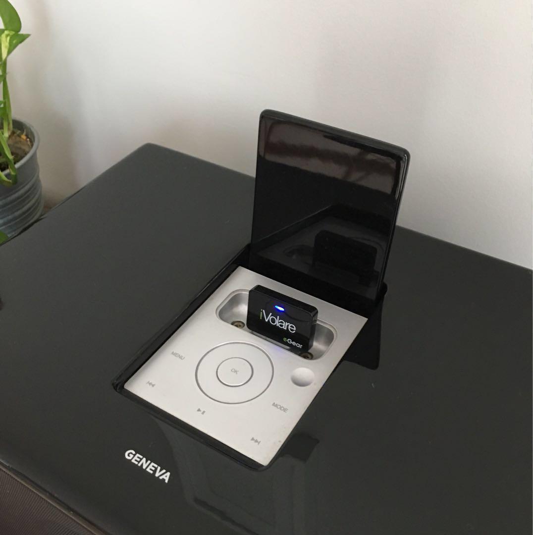 Geneva Classic M with Bluetooth attachment and iPod Classic 80GB, Audio ...