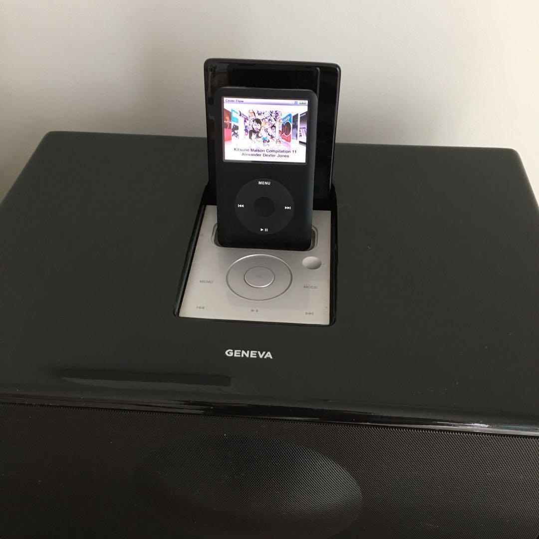 Geneva Classic M with Bluetooth attachment and iPod Classic 80GB, Audio ...