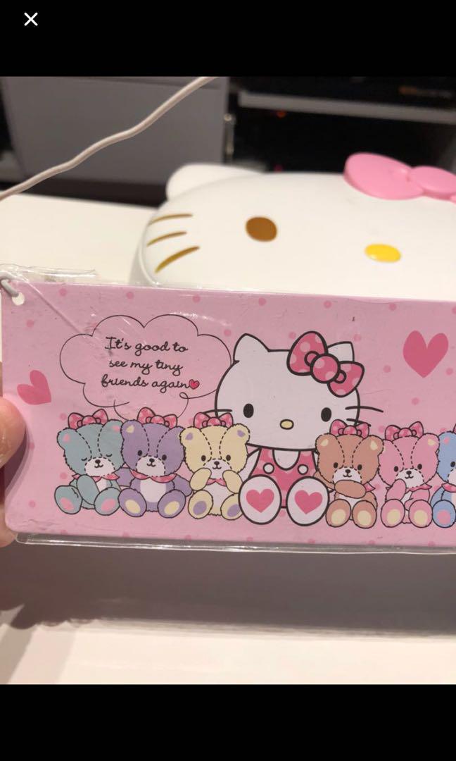 Hello Kitty Decoration Welcome Sign, Luxury, Bags & Wallets on Carousell