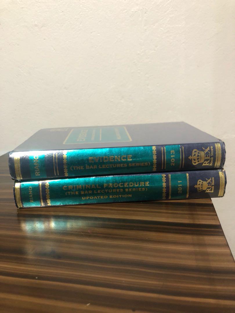 Law Books - Criminal Procedure and Evidence by Riano, Hobbies & Toys ...