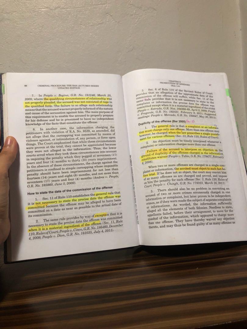 Law Books - Criminal Procedure and Evidence by Riano, Hobbies & Toys ...