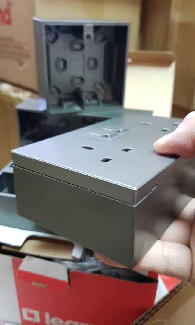 [Legrand] Original dark silver switch surface mounting box, Mobile ...