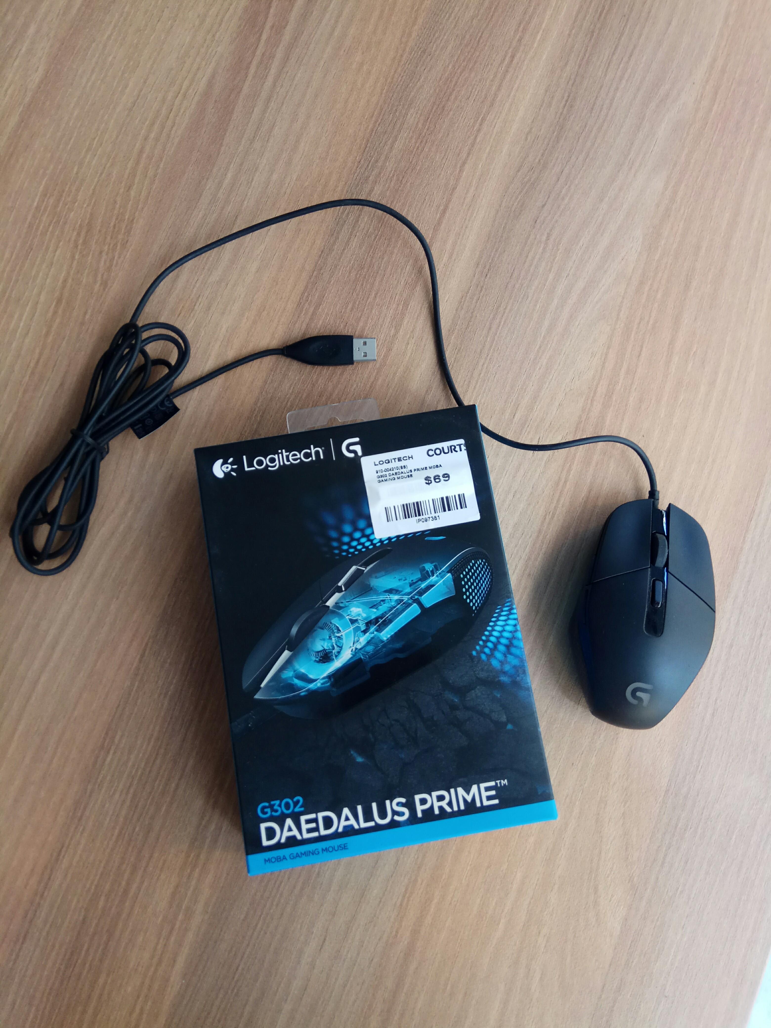 Logitech Daedalus Prime G302 Gaming Mouse, Computers & Tech, Parts ...