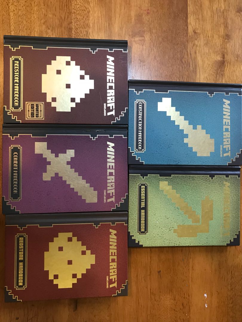 Minecraft handbooks series, Hobbies & Toys, Books & Magazines, Children ...