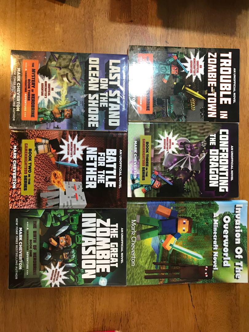 Minecraft Invasion Of the Overworld series by Mark Cheverton, Hobbies ...