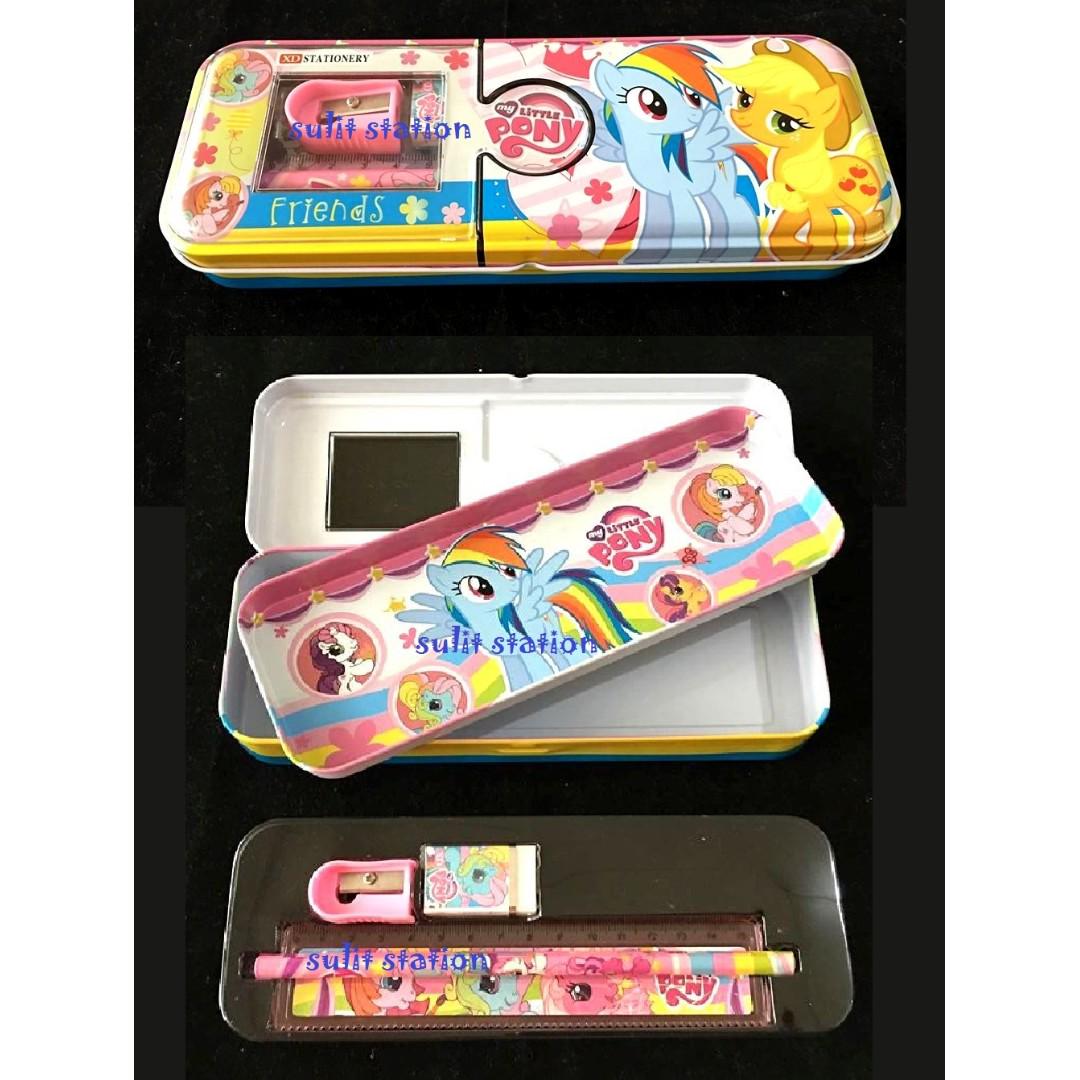MLP MY LITTLE PONY METAL TIN PENCIL CASE BOX with SCHOOL GIFT SET ...