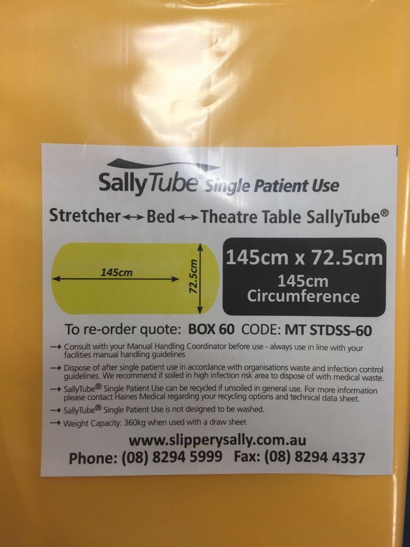 Sally Tube Transfer Sheet, Health & Nutrition, Medical Supplies & Tools ...
