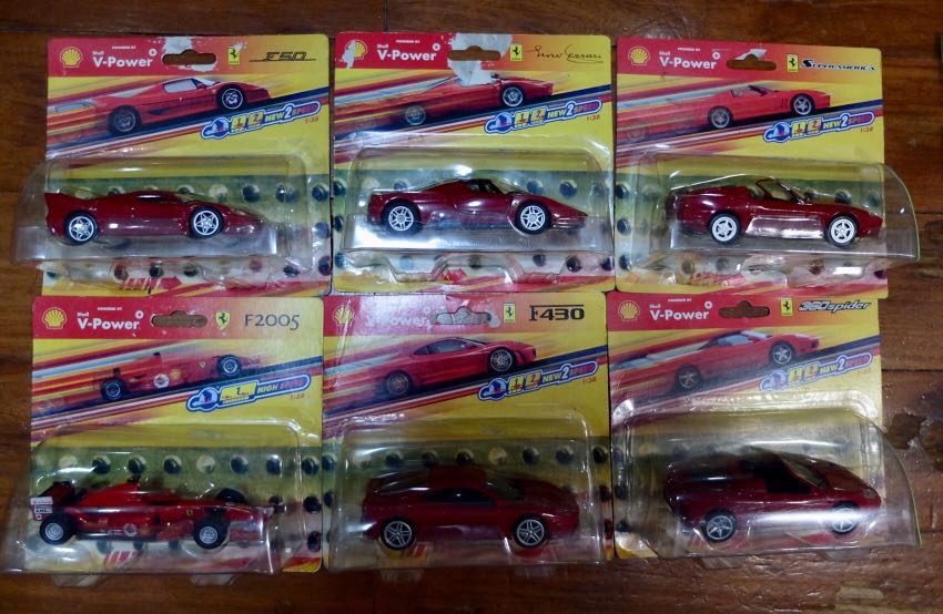 Shell Ferrari Toy Car Collection, Hobbies & Toys, Toys & Games on Carousell