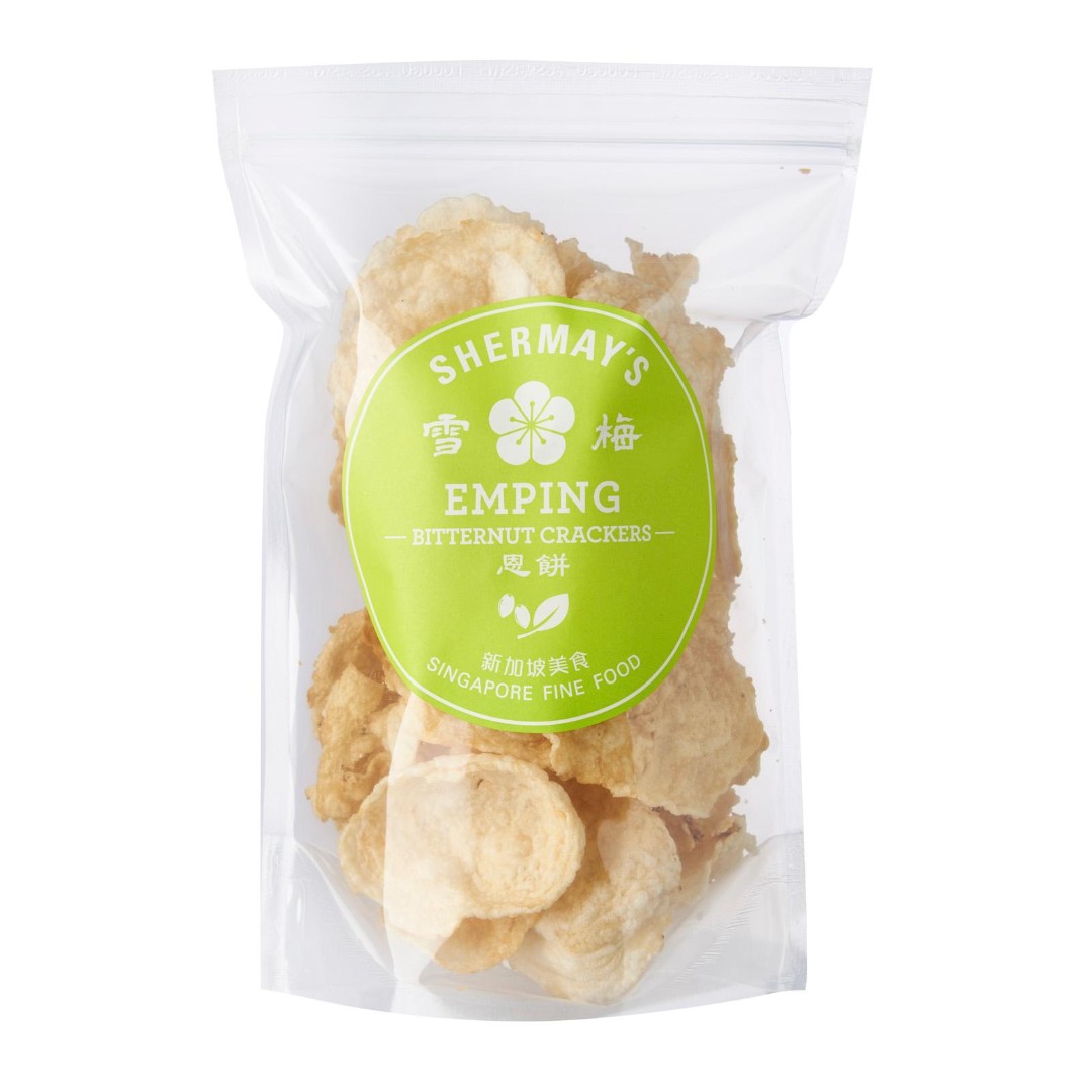 Shermay's Emping Bitternut Crackers (Vegan, Halal certified), Food ...