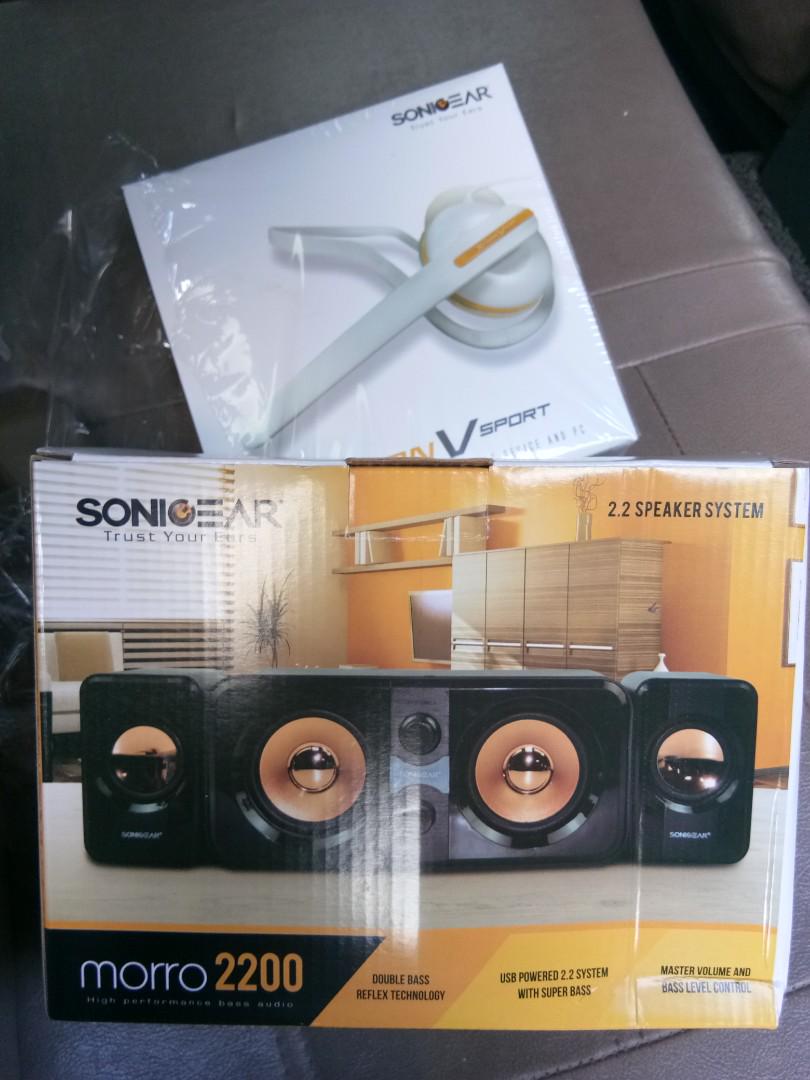 Speaker Sonic Gear, Audio, Soundbars, Speakers & Amplifiers on Carousell