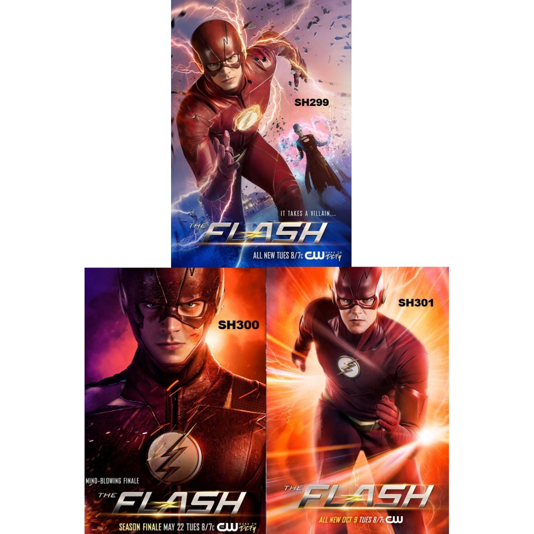 THE FLASH TV POSTERS (PART 4), Hobbies & Toys, Memorabilia ...