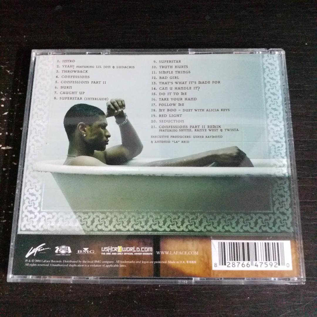 USHER Confessions 港版 Special Edition CD with ALICIA KEYS KANYE WEST, 興趣及遊戲, 音樂樂器 & 配件, 音樂與媒體 ...