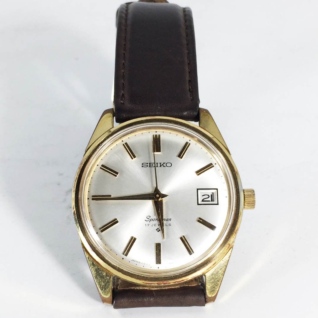Vintage 60s Seiko Sportsman Manual Winding Mens Watch, Women's Fashion ...