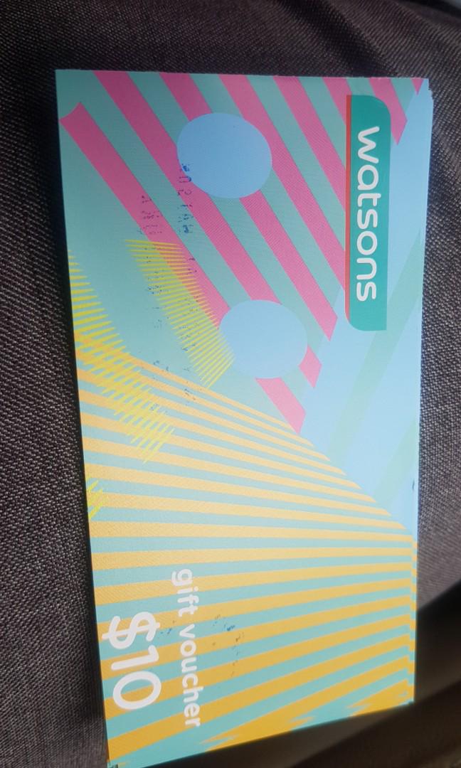 Watsons voucher, Entertainment, Gift Cards & Vouchers on Carousell