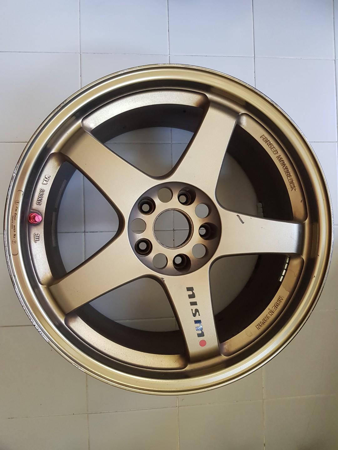 18" Original NISMO RAYS LMGT4 Bronze (Rare), Car Accessories, Tyres ...