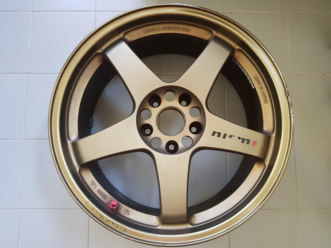 18" Original NISMO RAYS LMGT4 Bronze (Rare), Car Accessories, Tyres ...