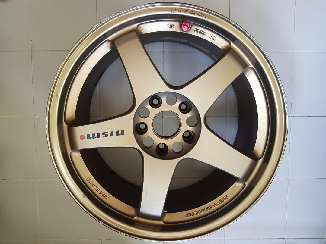 18" Original NISMO RAYS LMGT4 Bronze (Rare), Car Accessories, Tyres ...