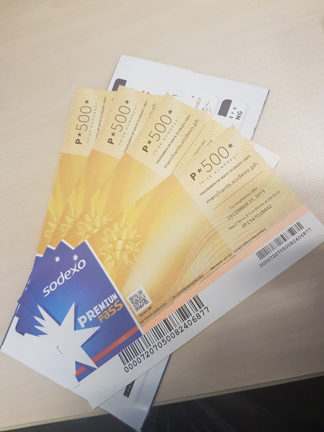 2000 Worth of Sodexo GC, Tickets & Vouchers, Store Credits on Carousell