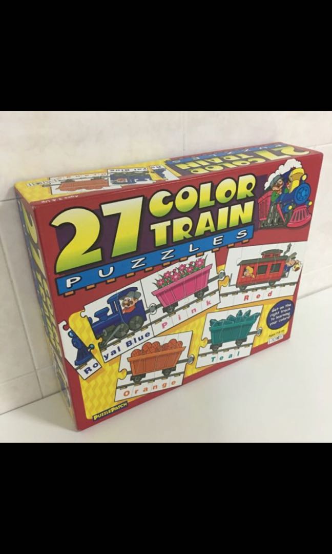 27 Color Train Puzzles, Hobbies & Toys, Toys & Games on Carousell