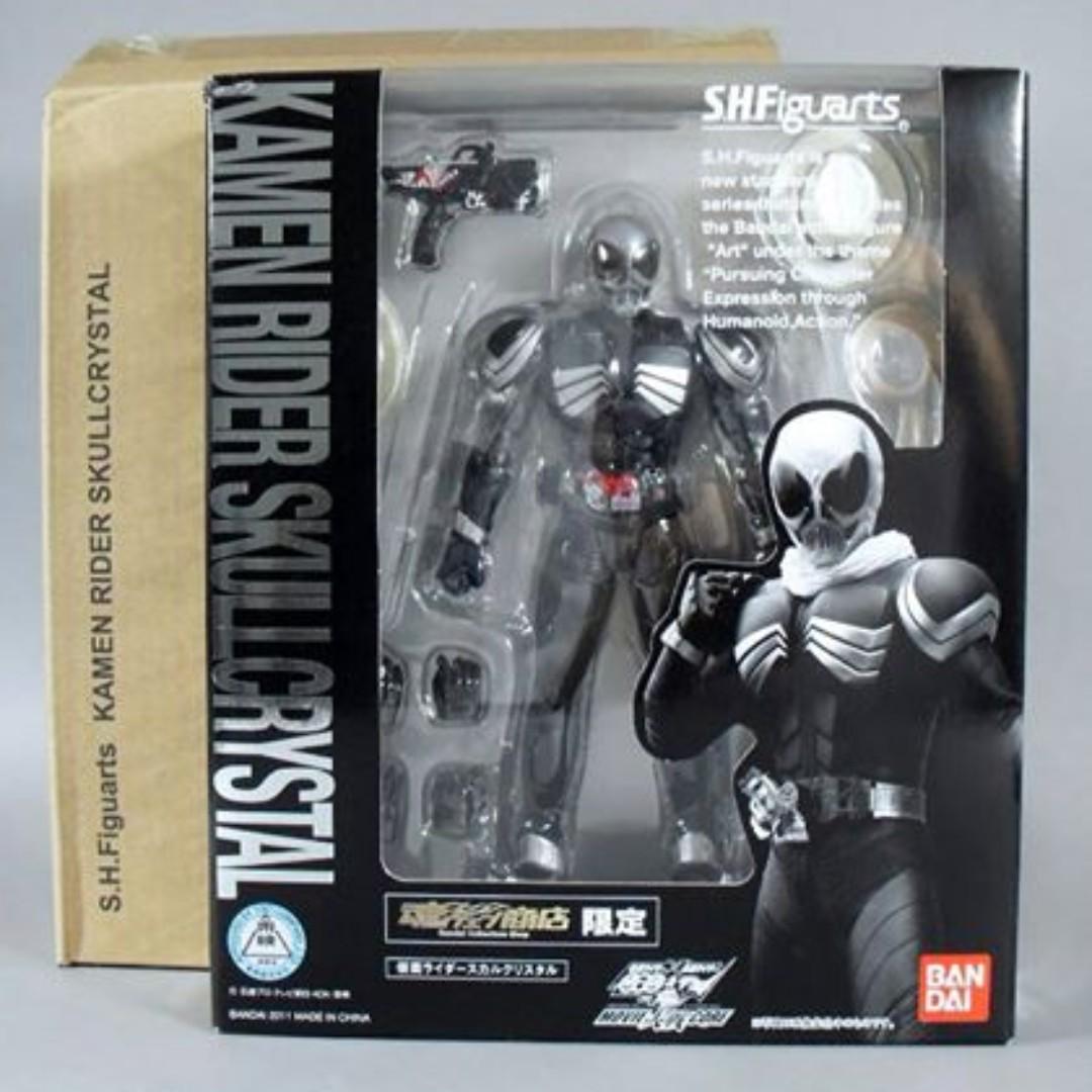 全新啡盒未開 Bandai 魂限 SHF S.H.Figuarts Kamen Rider Skullcrystal ver. 1.0 幪面 ...