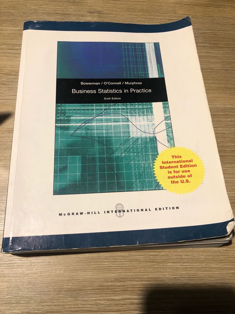 Ab1202 business statistics textbook, Hobbies & Toys, Books & Magazines ...