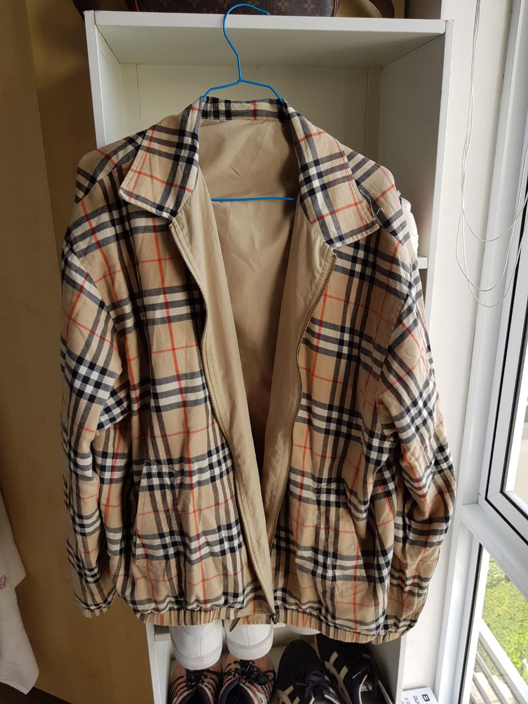 Burberry London Authentic Reversible Jacket, Luxury, Apparel on Carousell
