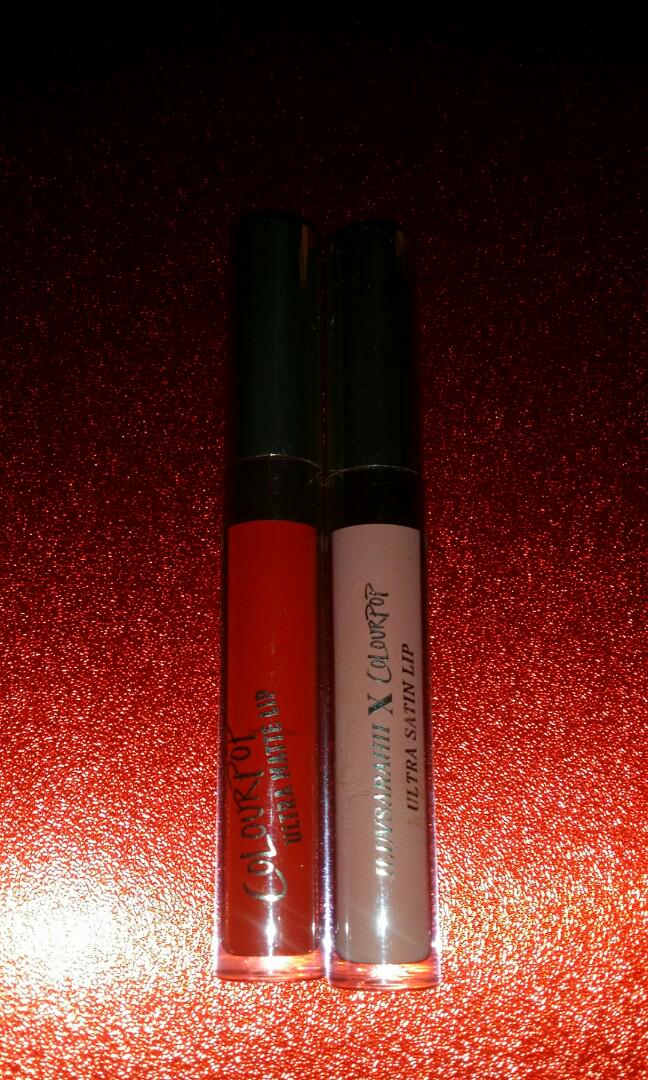 Colourpop ultra satin & matte liquid lipstick in Arriba and 951, Beauty ...