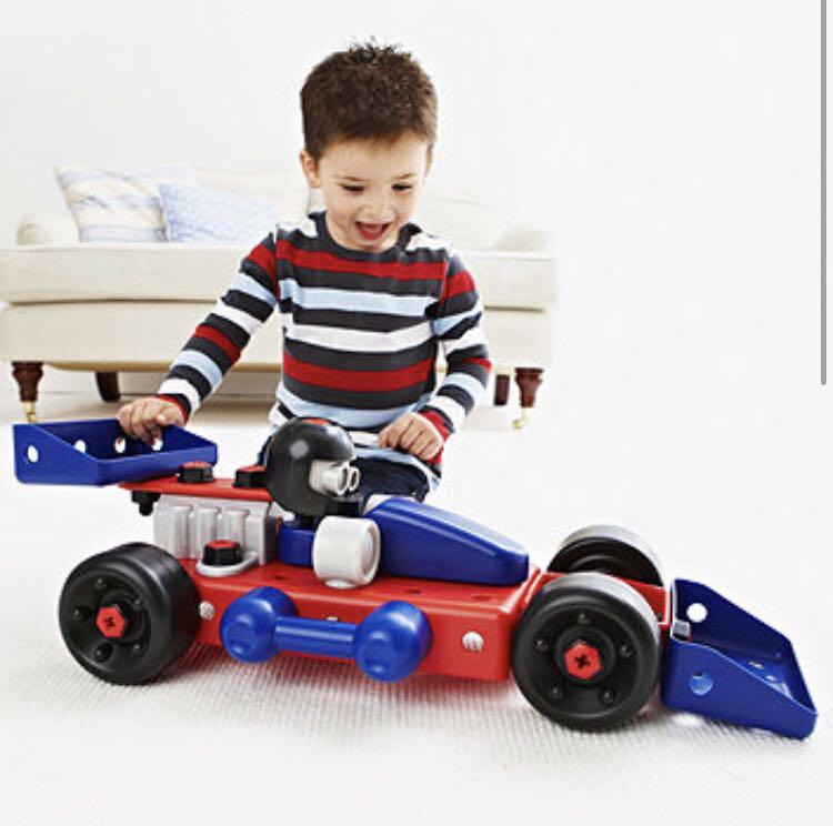 ELC Build It Racing Car + Electric Screw Gun, Hobbies & Toys, Toys ...