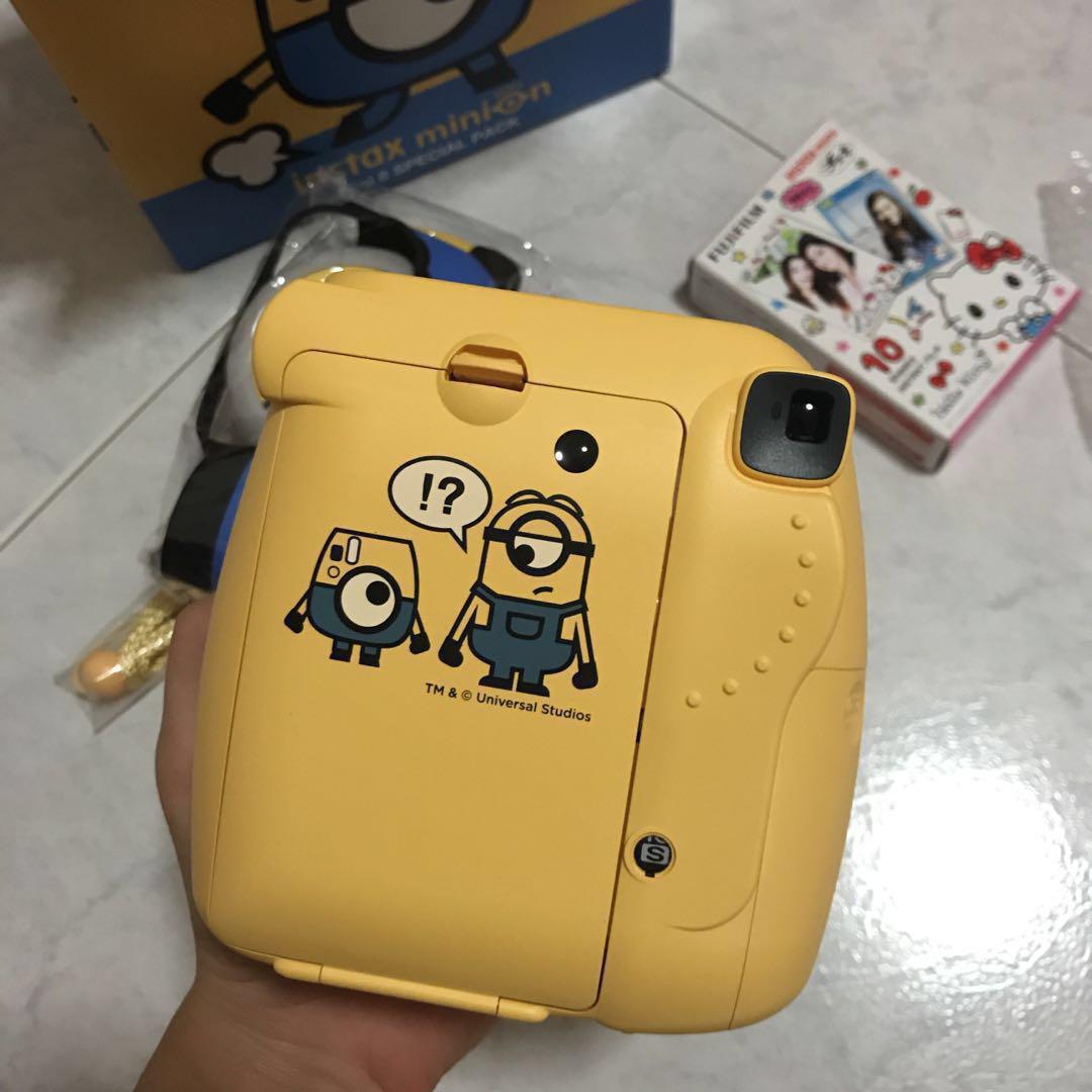 Fujifilm Instax Mini 8 Minion Limited Edition Camera + Hello Kitty ...