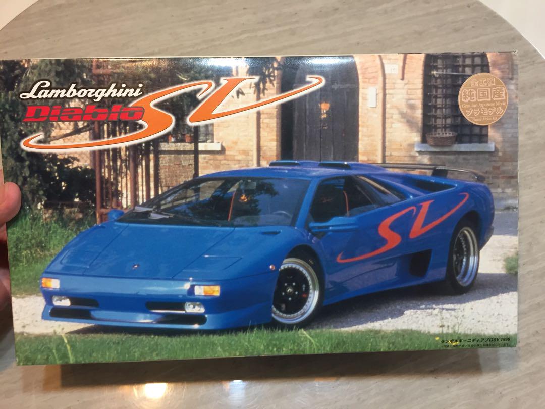 Lamborghini Diablo SV Fujimi 1/24 kit, Hobbies & Toys, Toys & Games on ...