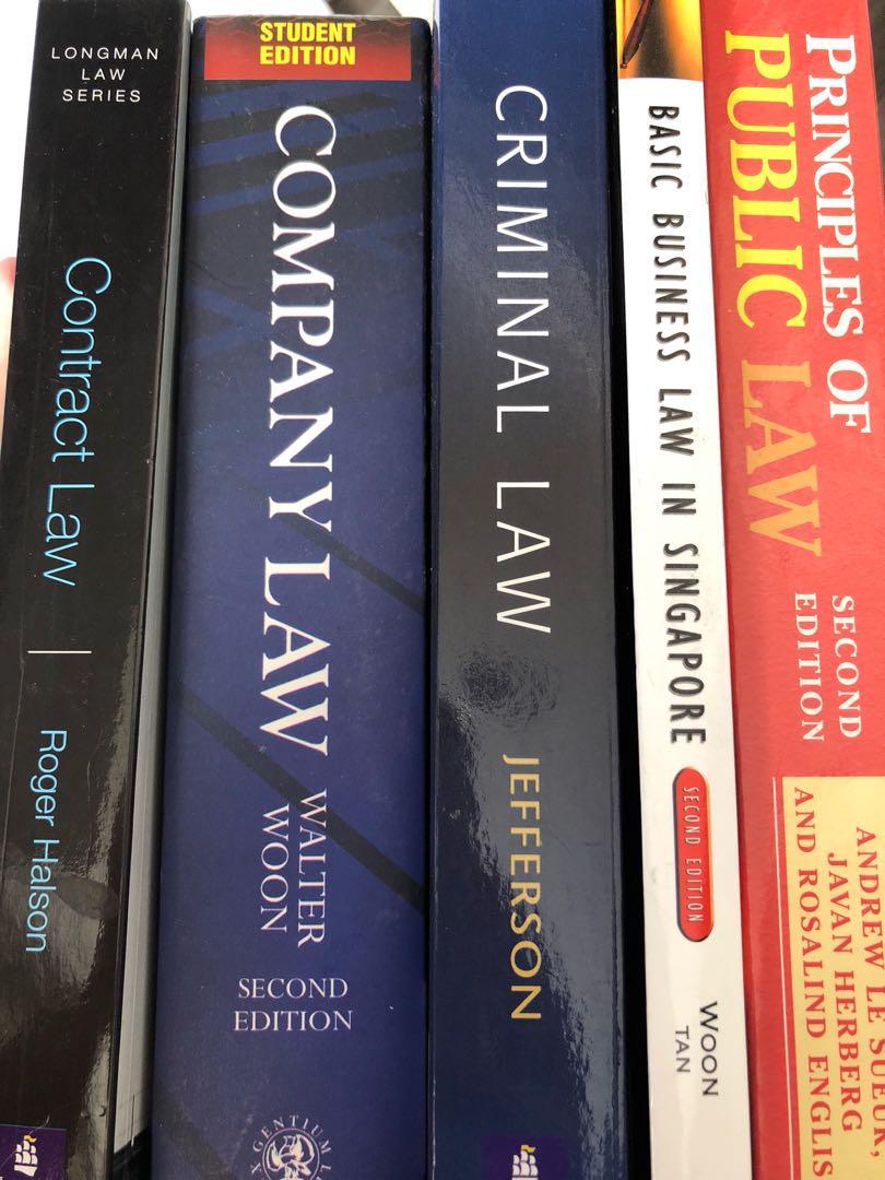 Law Textbooks (Used), Hobbies & Toys, Books & Magazines, Textbooks on ...