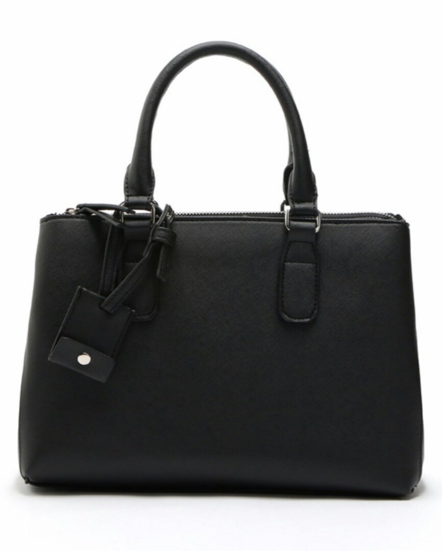 Mango touch Saffiano leather effect bag, Women's Fashion, Bags ...